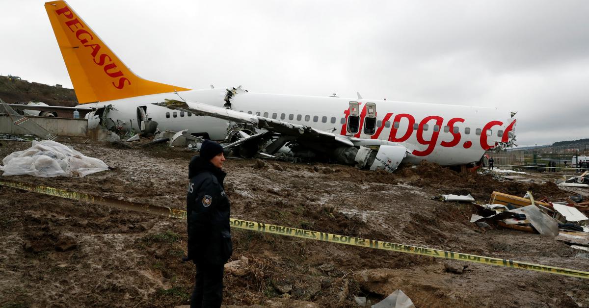 Three die after Turkish plane skids off runway - Al-Monitor: The Middle ...