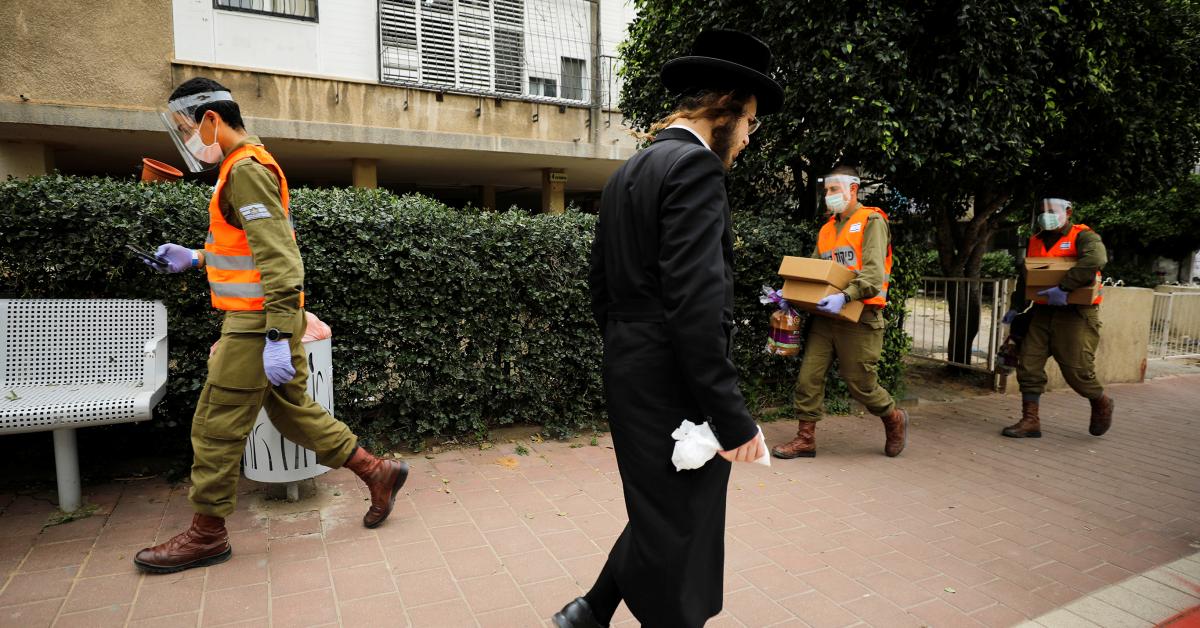 Ultra-Orthodox welcome soldiers’ help in battle against coronavirus ...