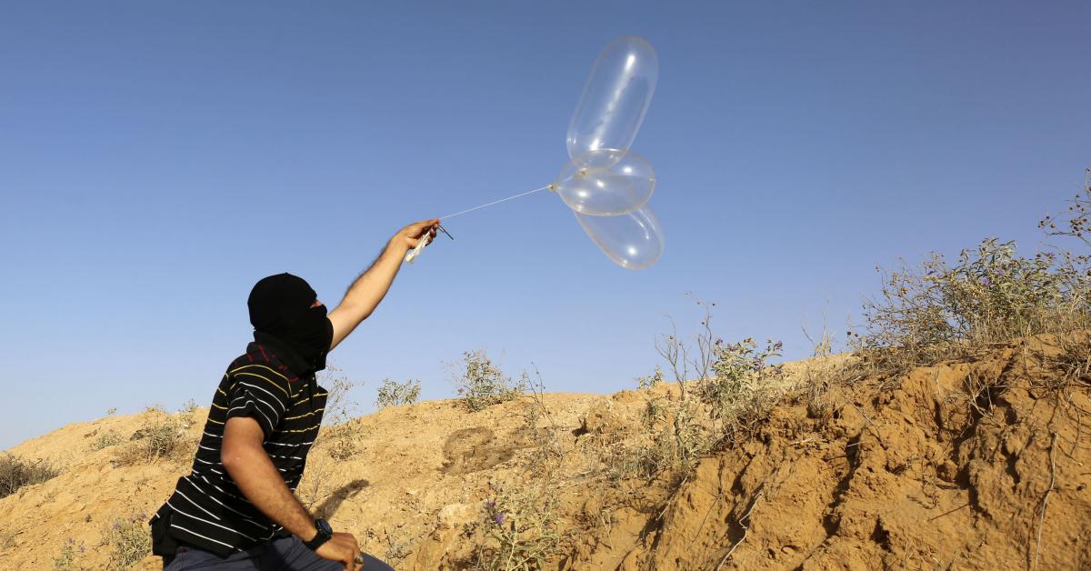 Gaza's balloon bombs spark new cycle of violence - AL-Monitor: The ...