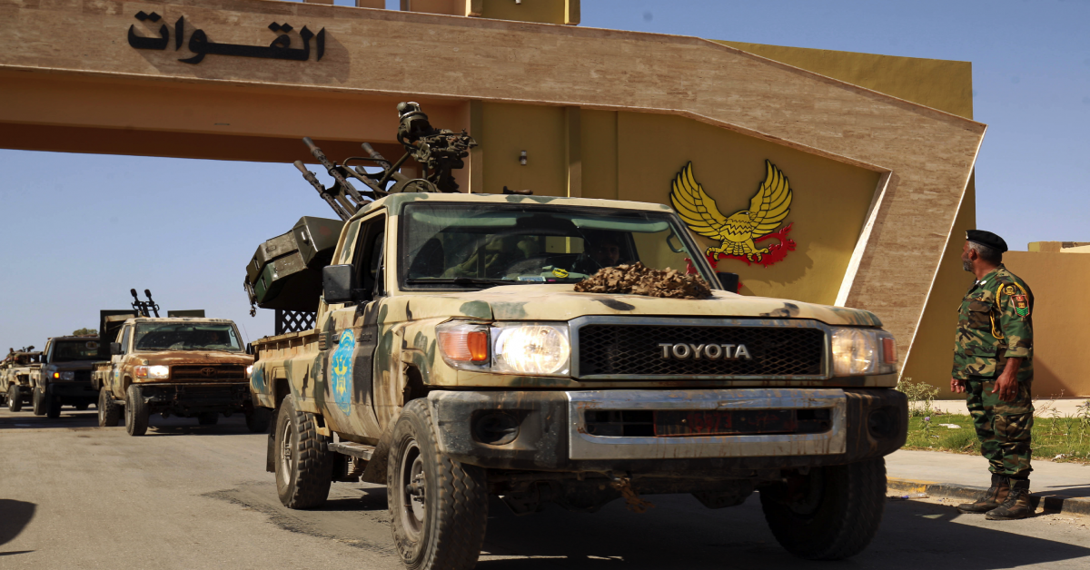 EU stops Libya-bound ship suspected of violating arms embargo - AL ...