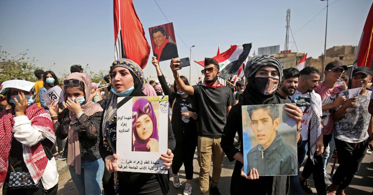 Iraqi protests hit one year mark - AL-Monitor: The Middle Eastʼs ...
