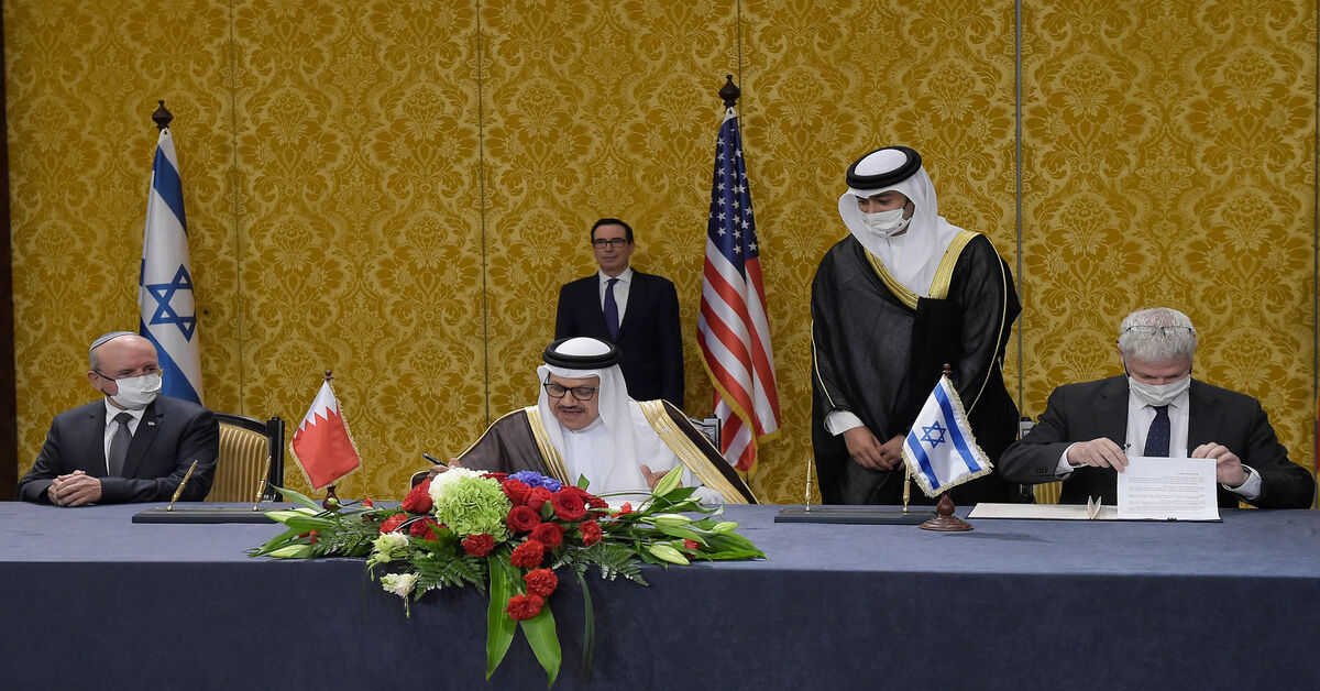 Israel, Bahrain establish diplomatic relations at a ceremony in Manama ...