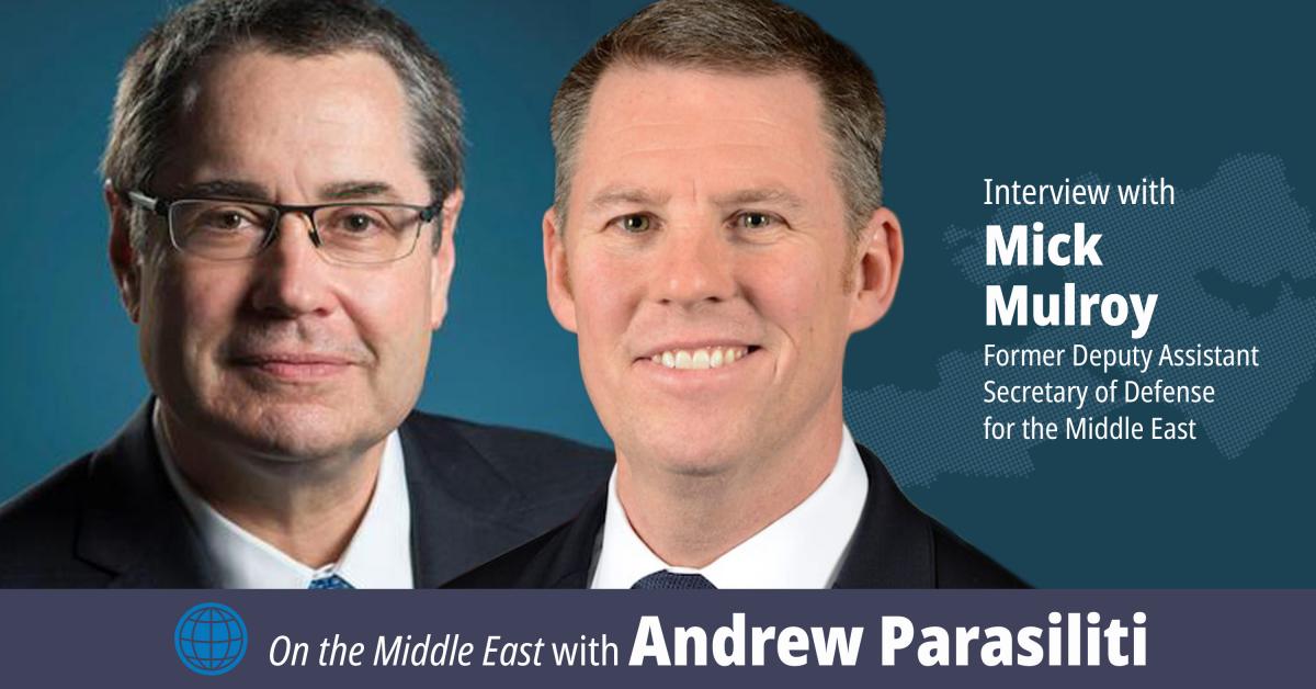 Former Pentagon Official Mick Mulroy makes the case for US staying ...